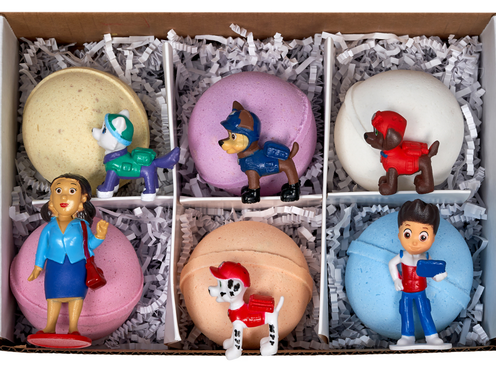 Paw Patrol Bath Bombs For Kids With Surprise Toys Inside (Paw Patrol ...